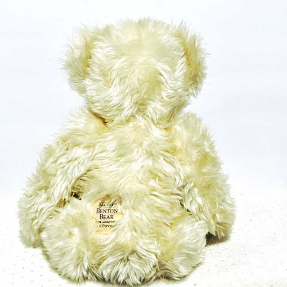 Matix | Toys | Vintage White Teddy Bear Plush 998 Benton Bear | Poshmark